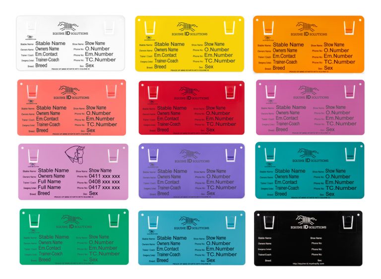 Custom Stable Name Plate – Equine ID